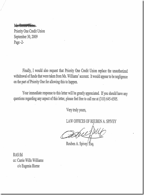 What Happened to Priority One Credit Union?: 12/01/2010 - 01/01/2011